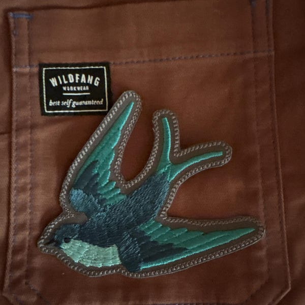 Coyote Patch by Magic Patches & More Embroidered Iron on Fabric Coyote ...