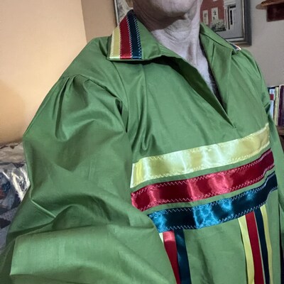 Native American Ribbon Skirt Cherry Blossom Ribbon Skirt Pink Ribbon ...