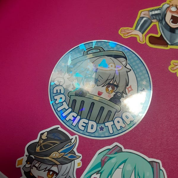 Honkai Star Rail Certified Trash Sticker - Etsy