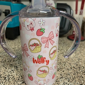 Friendly Frogs Sippy Cup 12 Oz Double Walled Stainless Steel | Etsy