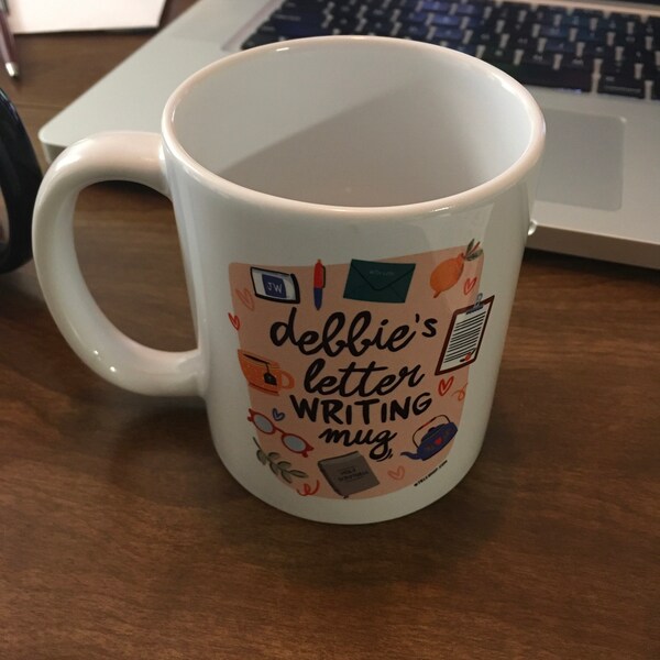 My Letter Writing Mug “write, Sip, Repeat” 11 Oz Ceramic Mug, Jw Gifts ...