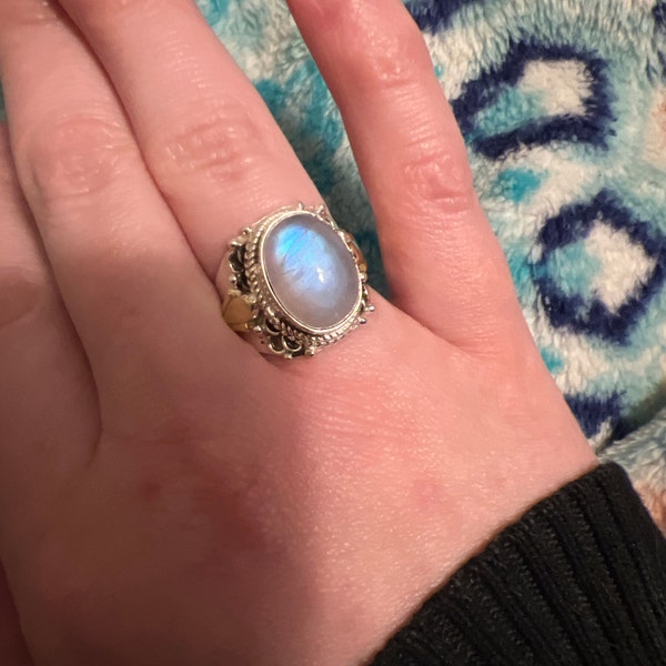 Long Rose Quartz Ring, Bridesmaid Gift Ring, Wedding Ring, Long Ring ...