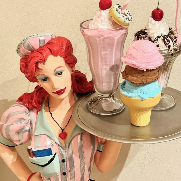 Fake Ice Cream Sundae Fake Hot Fudge Sundea,ice Cream Decor, Sweet ...