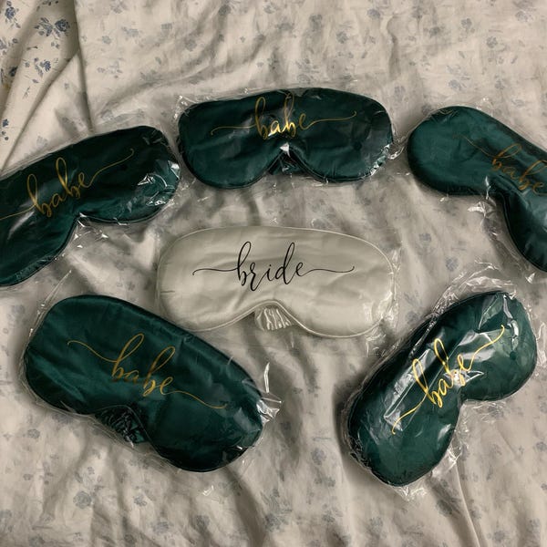 Customized Eye Masks Personalized Sleeping Masks Customized Satin Eye
