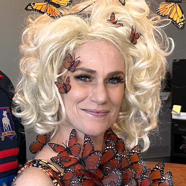 Magritte Green Apple Black Bowler Hat | Floating Apple or Dove ...