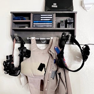 Wall Mounted Duty and Tactical Gear Rack Small - Etsy