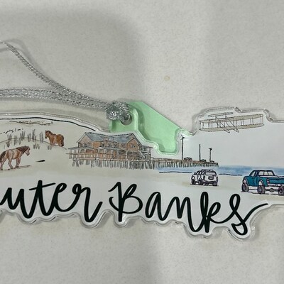 Monterey Bay California Skyline Sticker - Etsy