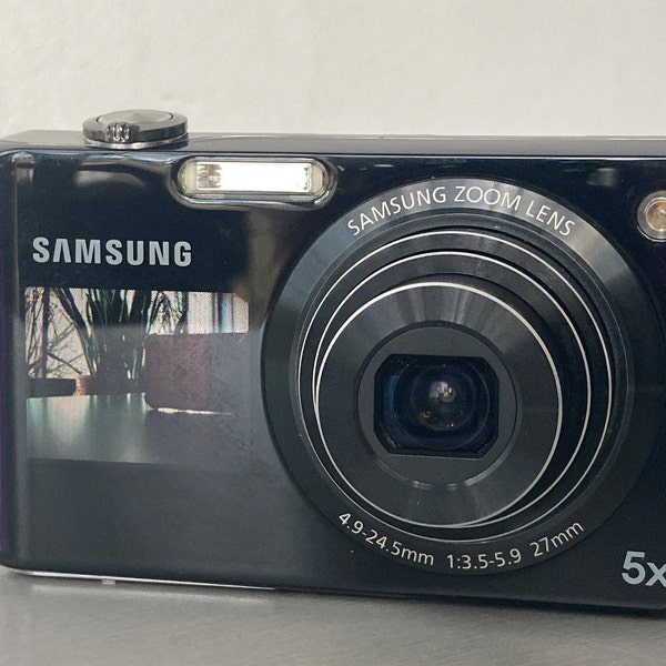 Complete Set, Olympus Mju Mini Digital Silver Digicam, Tested, Working ...