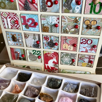 Crystal Collection Box Mineral Collection Box Natural Assorted Crystal ...