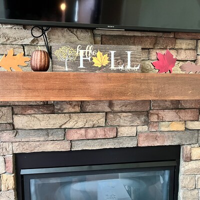 Hello Fall Sign Personalized Autumn Wall Decor Fall Wall - Etsy