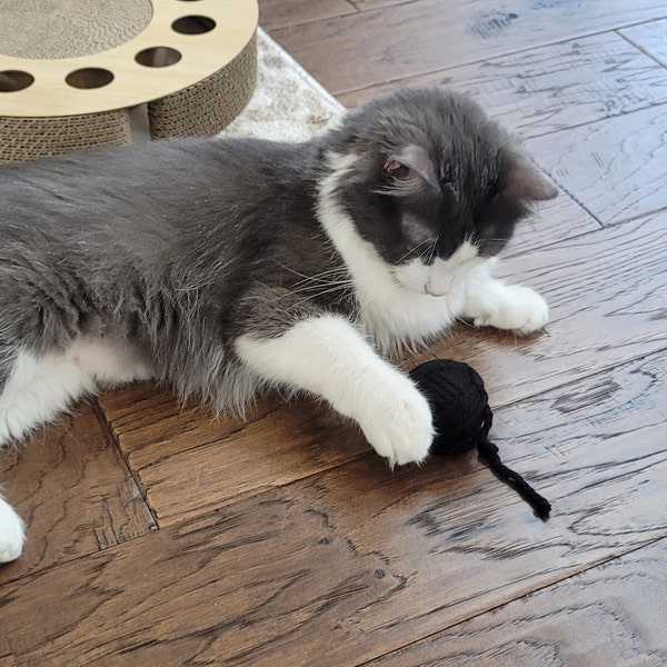 Yarn Ball Toy for Cats, Cat Yarn Toy, Mini Yarn Ball, Cat Yarn Ball ...