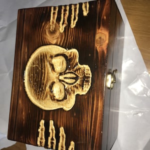 Goth Jewelry Box, Skull Box Halloween Decor Makes the Perfect Candy Box ...