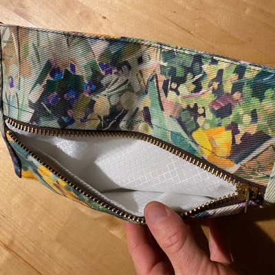 Folded Zip Pouch Canvas Bag Sewing Pattern Tote PDF Pattern 3 Sizes - Etsy