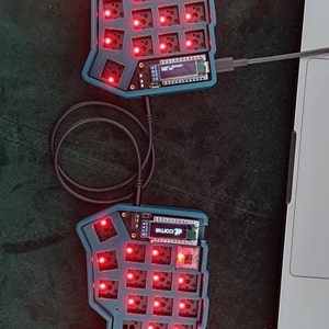 Sofle RGB Choc / Chocolate V2.1 Low Profile Soflekeyboard Split ...