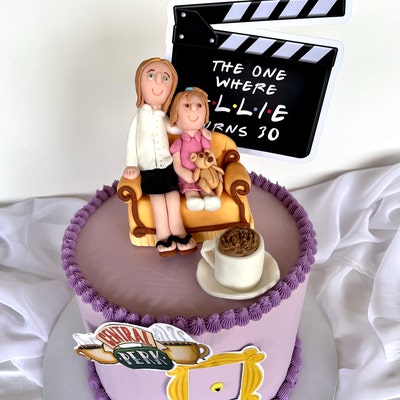 Friends Cake Topper Personalised Any Age and Name - Etsy UK