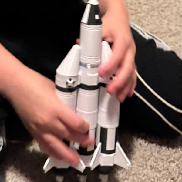 Saturn V Model Rocket Kit 3D Printed Magnetic Toy Space Decorations ...