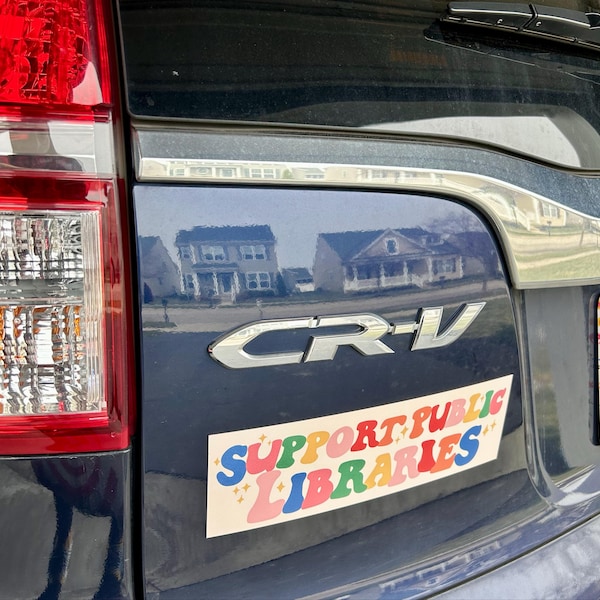 Library Bumper Sticker, Library Bumper Magnet, Librarian Sticker ...