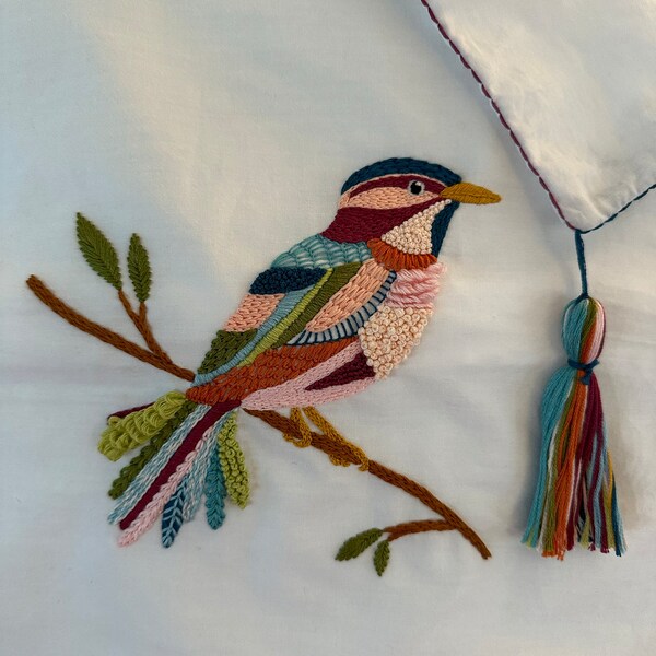Colorful Bird Hand Embroidery Pattern - PDF Instant Download for ...