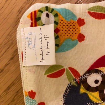 Set of 50 Custom Name Sewing Machinedesign Fabric Clothing - Etsy UK
