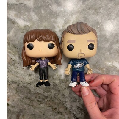 Two Custom Pop Figures Custom Pop Box, Wedding Cake Toppers ...