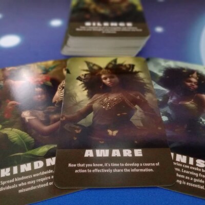 Physical Features Characteristics Oracle Cards Deck 78 Tarot - Etsy