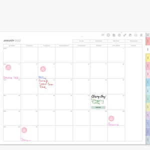 Digital Note Taking Goodnotes Notability Template College - Etsy