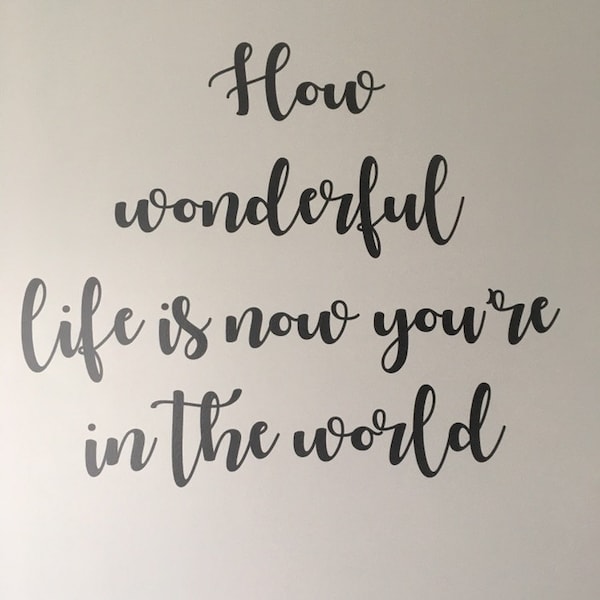 Make Your Own Quote Custom Design Wall Sticker - Personalised Wall ...