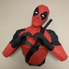 DeadPool Papercraft , PDF Template, DIY 3d Model, FanArt, Paper ...