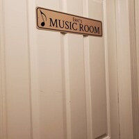 Music Room Sign, Music Note Decor, Gift for Musician, Singer Name Sign ...