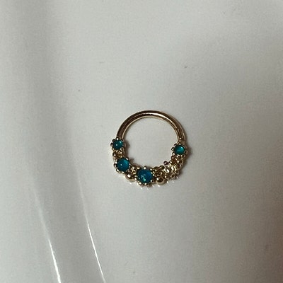 Marquise and Round CZ Butterfly Industrial/scaffold Bar - Etsy UK