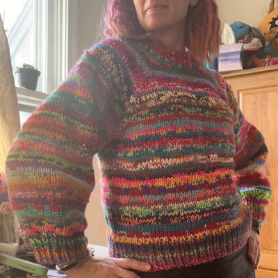 Hand Knitting Pattern the Atlas Jumper - Etsy