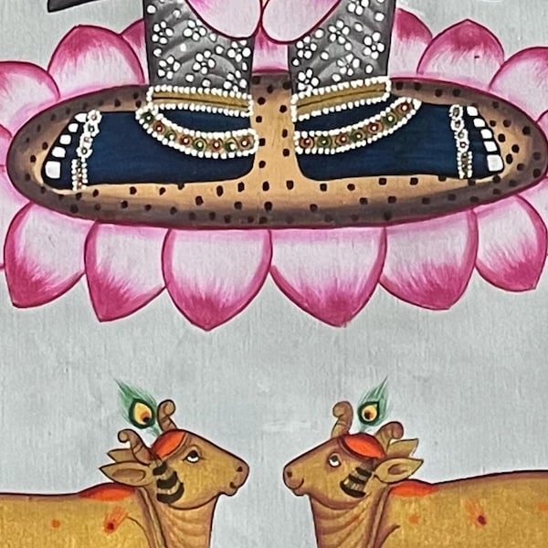Shrinath Ji Pichwai Painting on Cloth, Indian Pichwai Painting, Home ...