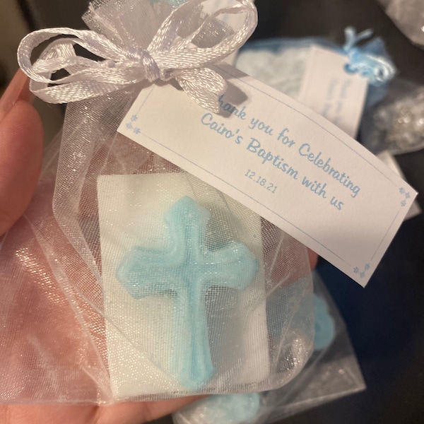 50 Homemade Cross Shaped Soaps, Perfect Party Favors for Wedding ...
