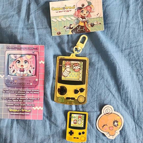 Game Boy Color Acrylic Shaker Charms - Etsy