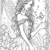 Dreamy Fairy Girls: A 100 Page Coloring Book for Adults and Children ...