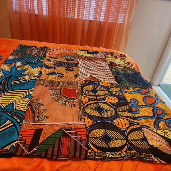Batik Pinafore Dress, African Print Dress, Colourful Summer Dress ...