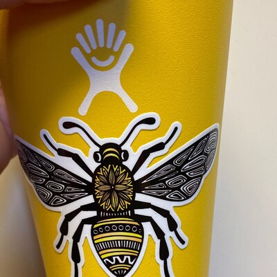 Bee Sticker WATERPROOF - Etsy