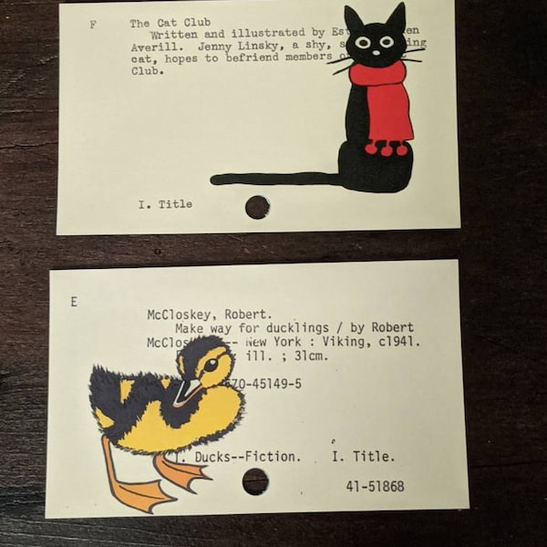 Jenny Linsky Library Card Art - Print of My Painting of Jenny Linsky ...