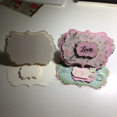 492 Fancy Folded Card Cutting File multiple MACHINE Formats - Etsy