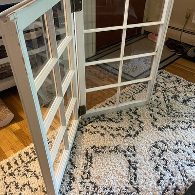 8 Pane Vintage Sash Antique Window Set, 36x24 Wedding Seating Chart ...