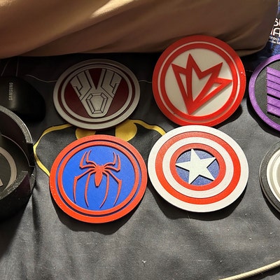 3D Printed Marvel Avengers Campus Coaster Set - Etsy