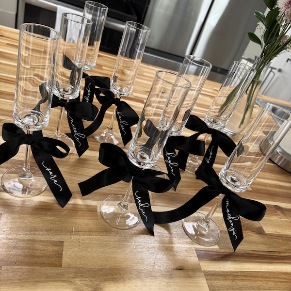 Luxury Personalized Ribbon Name Tags, Name Place Cards Weddings, Wine ...