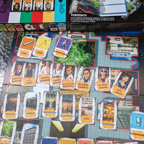 Custom Clue Board Game, Personalized Detective Mystery, Family ...