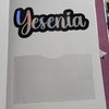Layered Outline Custom Name Decal, Name Vinyl Decal,holographic Name ...