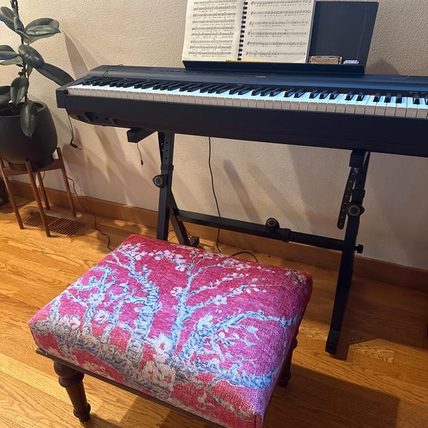 Ottoman Bench, Dining Table Seat, Piano Bench, Bedroom Seat, Handmade ...