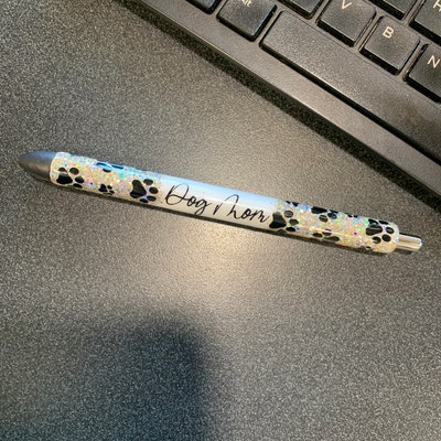 Dog Mom Glitter Pen, Veterinarian Glitter Pen, Vet Tech Glitter Pen ...