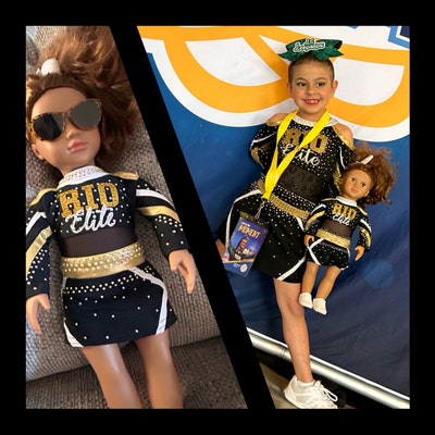 CTA Cheer Uniform for American Girl Doll 18 Made to Match Spirit Good ...