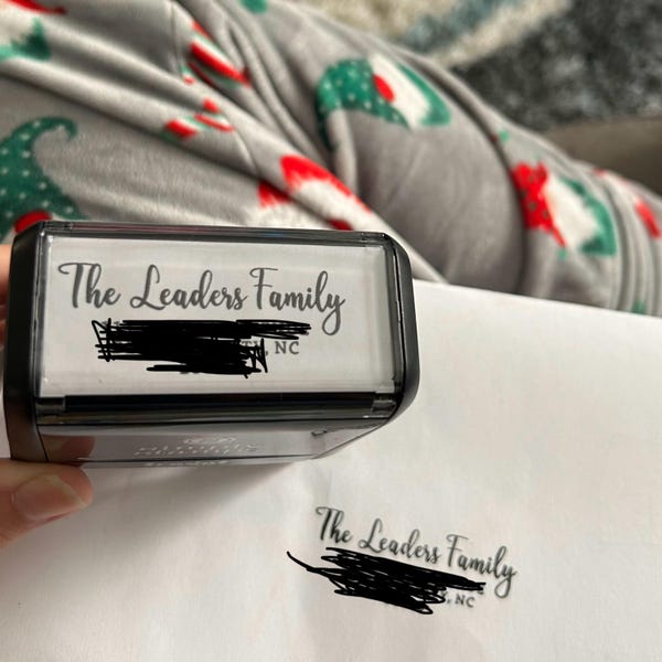 Best Rated Address Stamp Custom Rubber Address Stamp Self-inking ...