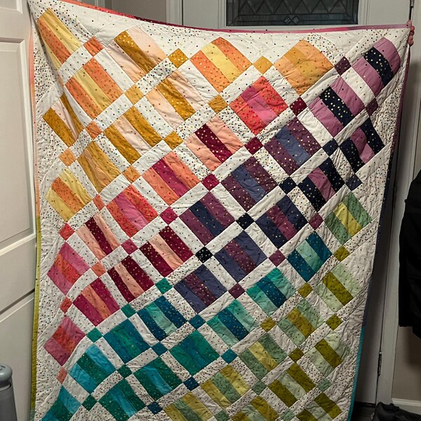 Exploding Heart Quilt Kit Using Tula True Colors Fabrics - Etsy