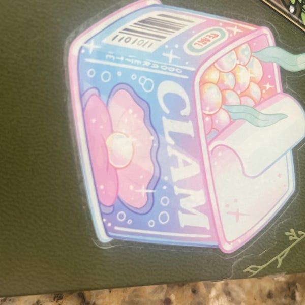SPAM Stickers - Clam - Glam - Weird Food - Mimic - Pastel Aesthetic ...